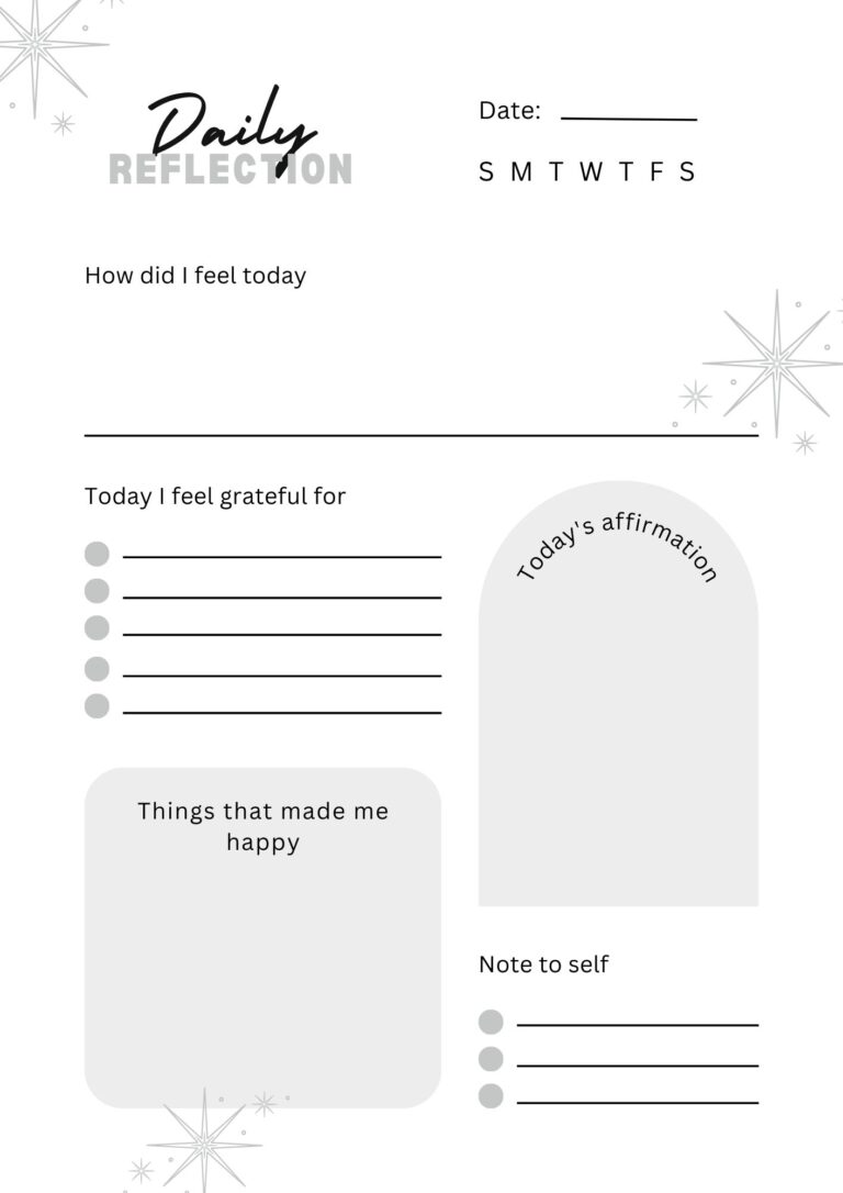 Body Mapping - Printable Template & Guide - Wellbeing Winnie