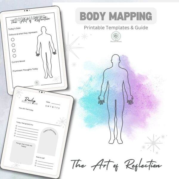 Body Mapping - Printable Template & Guide - Wellbeing Winnie